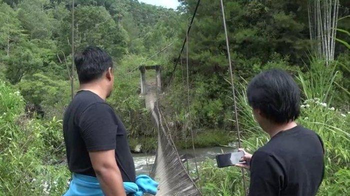 Kabar Terbaru Warga Jatuh ke Sungai karena Kawat Sling Jembatan Gantung Putus - Tribunjogja.com