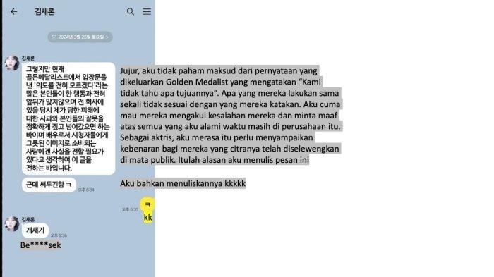 BOCORAN Percakapan Kim Sae Ron dan Sepupu: Aku Tidak Dapat Bayaran yang ...