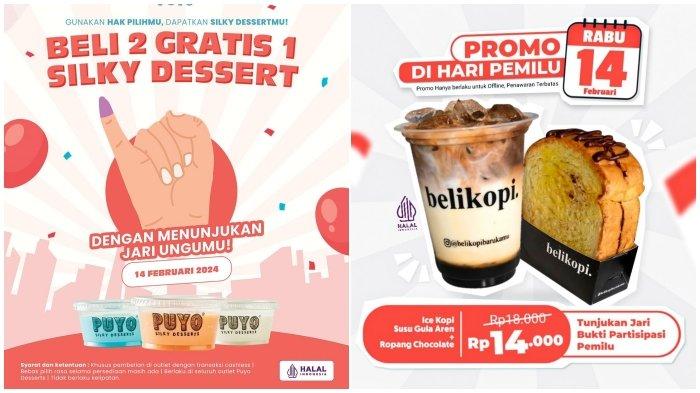 5 PROMO Pemilu 2024 di Yogyakarta, Tunjukkan Jari Dapatkan Gratis Kopi ...