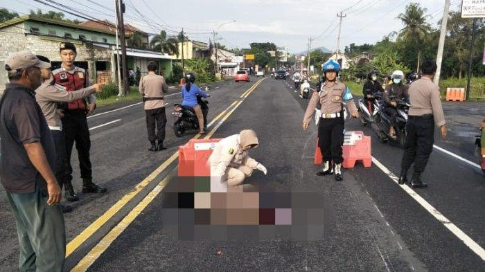 Kecelakaan Di Jalan Yogya Wates Km 23 Kulon Progo Seorang Anggota Tni