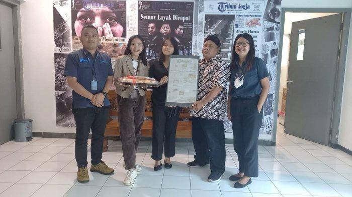 Cornelia & Co Kunjungi Tribun Jogja, Ucapkan Selamat Ulang Tahun ke 11 - Tribunjogja.com