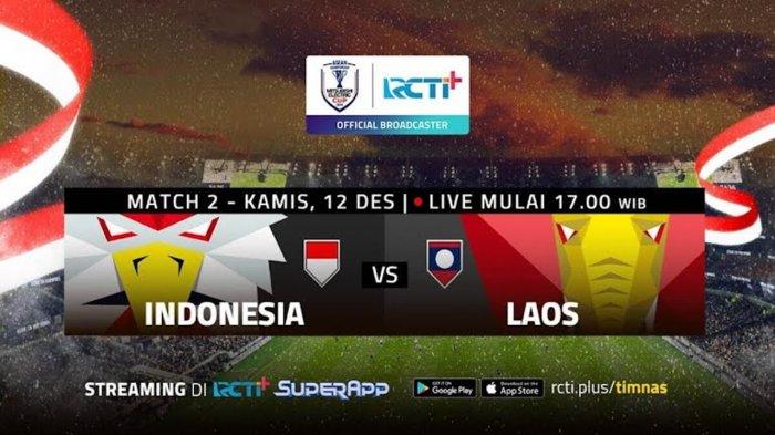 LIVE RCTI Vision+ INDONESIA vs LAOS Malam Ini Pukul 20.00 WIB - Tribunjogja.com