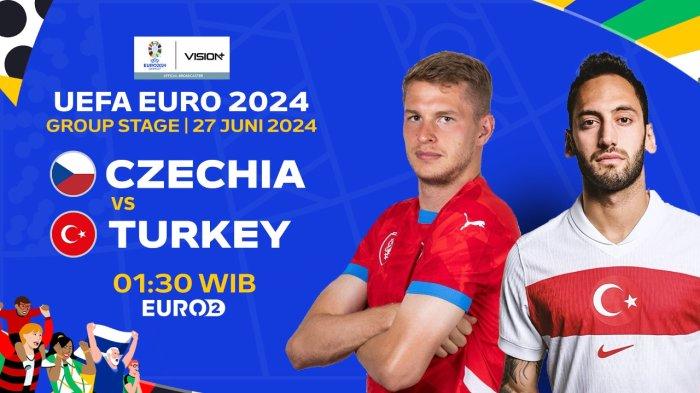 LIVE STREAMING Euro 2024 CEKO vs TURKI Hari Ini 02.00 WIB, Siaran ...