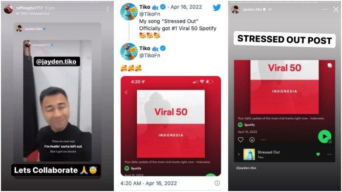 List Lagu Rafathar Stressed Out Puncaki Tangga Lagu Spotify, Jayden ...