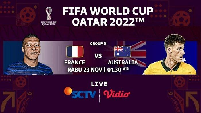 Formasi dan LINE-UPS Timnas PRANCIS vs AUSTRALIA - Live Piala Dunia 2022 di TV SCTV Vidio Moji ...