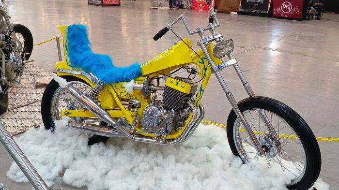 Lukis Tangan di Motor Custom Sebagai Karya Seni Berjalan - Tribunjogja.com