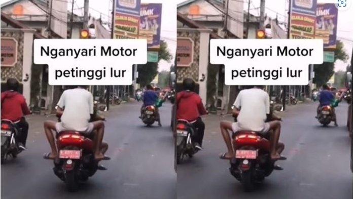 Motor NMAX Pelat Merah Pak Kades Dipakai Bonceng Tiga - Tribunjogja.com