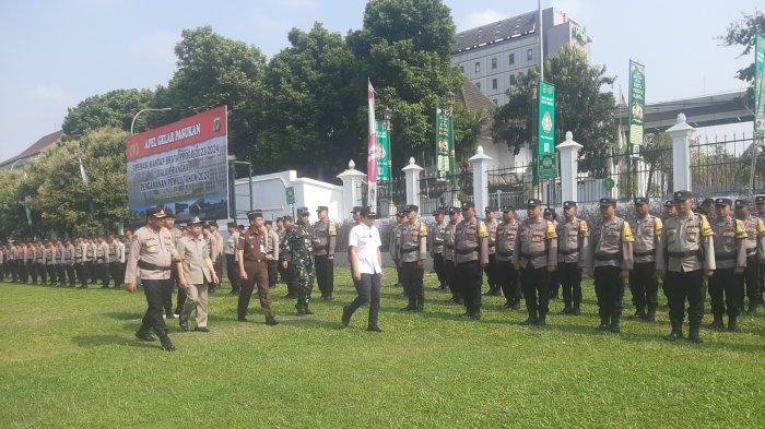 Polresta Yogyakarta Gelar Apel Kesiapan Operasi Mantap Brata, 1.400 Personel Kepolisian ...