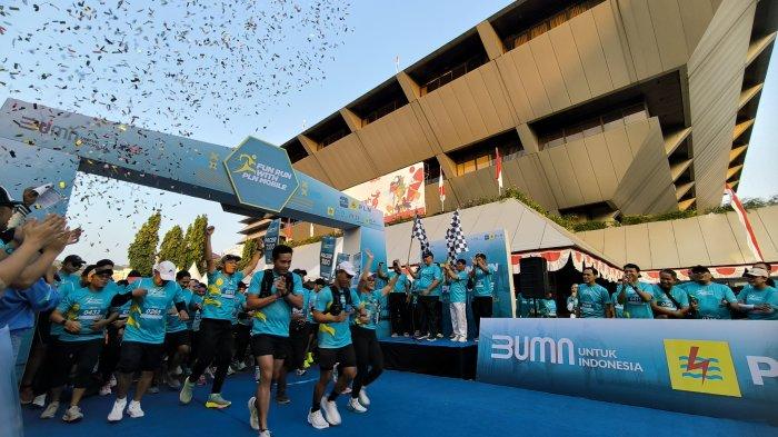 Senyum Bahagia Lestari, Peserta Fun Run with PLN Mobile Jelang Hari ...