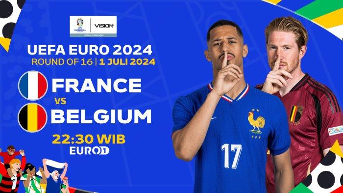 LIVE STREAMING EURO 2024 RCTI Vision Plus Malam Ini PRANCIS vs BELGIA ...