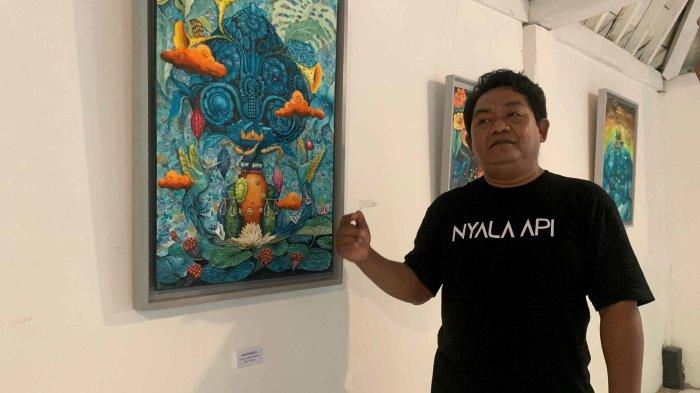 Relief Candi Menjadi Inspirasi Karya Lukisan Yoes Wibowo di Pameran ...