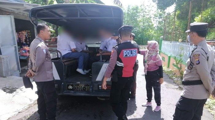 Belasan Pelajar di Ngawen Gunungkidul Terjaring Razia Lantaran Bolos Sekolah - Tribunjogja.com