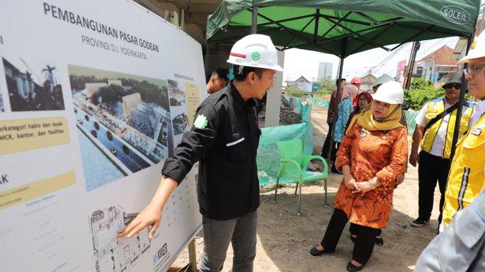 Pembangunan Pasar Godean Capai 60 Persen, Target Rampung Bulan Mei - Tribunjogja.com