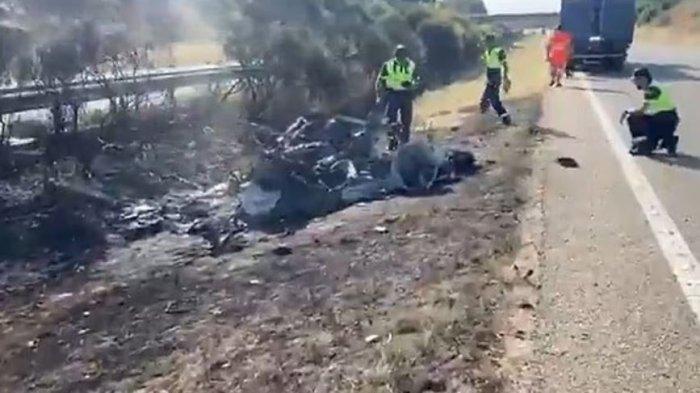 Penampakan Lamborghini Diogo Jota Setelah Kecelakaan Maut di Spanyol ...