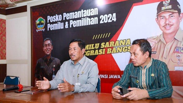 Pantau Posko Pengamanan Pemilu, Pj Gubernur Jateng: Situasi Masih Kondusif - Tribunjogja.com
