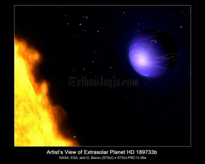 HD 189733b, Planet Biru yang Mirip dengan Bumi - Tribunjogja.com