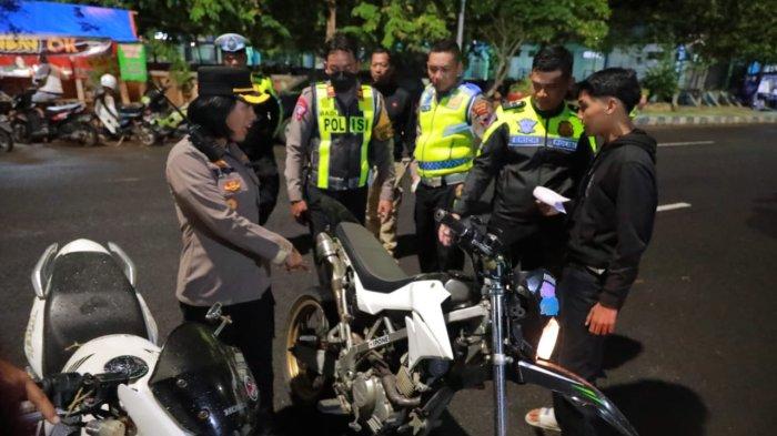 Tiga Hari, Polres Klaten Tilang 30 Motor dengan Knalpot Brong - Tribunjogja.com