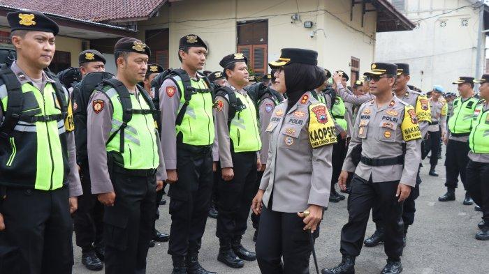 Polres Magelang Kota Kerahkan 114 Personel untuk Pengamanan TPS Pemilu 2024 - Tribunjogja.com