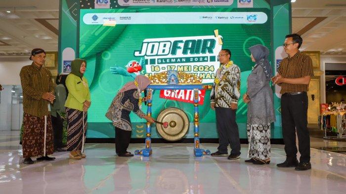 Puluhan Perusahaan Buka Informasi Peluang Kerja Lewat Job Fair di Sleman - Tribunjogja.com