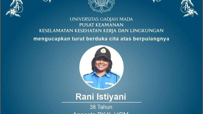 Rani Istiyani Korban Meninggal Kebakaran di Jakal Sleman Karyawan di UGM Sosoknya Dikenal Ramah ...