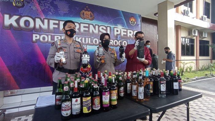 Ratusan Botol Miras Disita Polres Kulon Progo Saat Operasi Cipta Kondisi Jelang Nataru ...