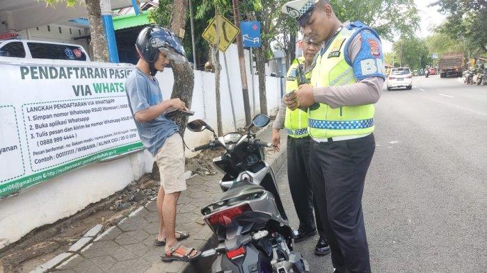 Ratusan Pelanggar Terjaring Operasi Patuh Progo di Gunungkidul dalam Sepekan - Tribunjogja.com
