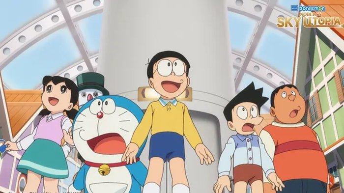 SINOPSIS Film Doraemon: Nobita's Sky Utopia, Tiga Orang Bijak Hendak Celakai Doraemon - Halaman ...