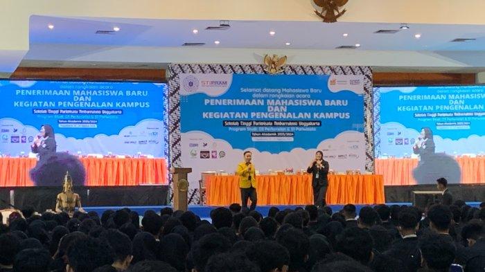 STIPRAM Sambut 750 Mahasiswa Baru Tahun Ajaran 2023/2024 - Tribunjogja.com