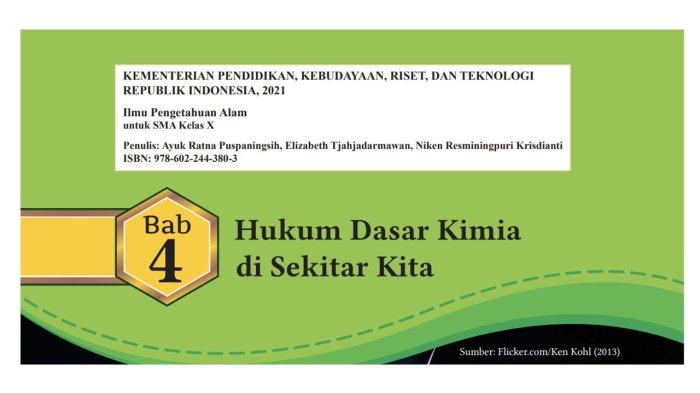 Rangkuman Materi IPA Kelas 10 BAB 4: Hukum Dasar Kimia di Sekitar Kita - Halaman 2 - Tribunjogja.com
