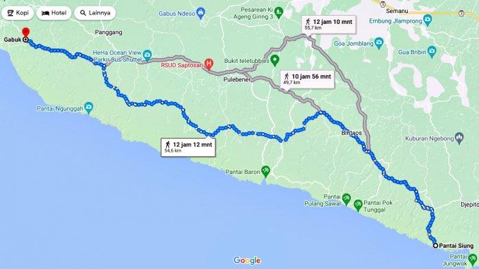 MISTERI Perjalanan Pak Slamet Jalan Kaki dari Pantai Siung ke Dusun ...