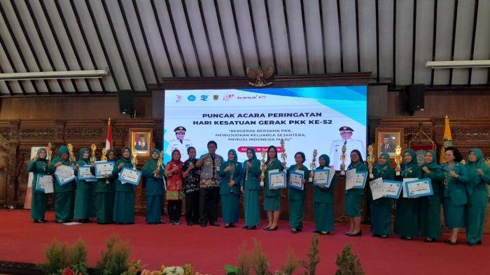 TP PKK dan Pemkab Klaten Gelar Puncak Peringatan Hari Kesatuan Gerak PKK ke-52 - Tribunjogja.com