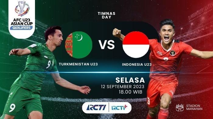 Link Tayangan Streaming RCTI+ Timnas Indonesia Vs Turkmenistan Kualifikasi Piala Asia U23 ...