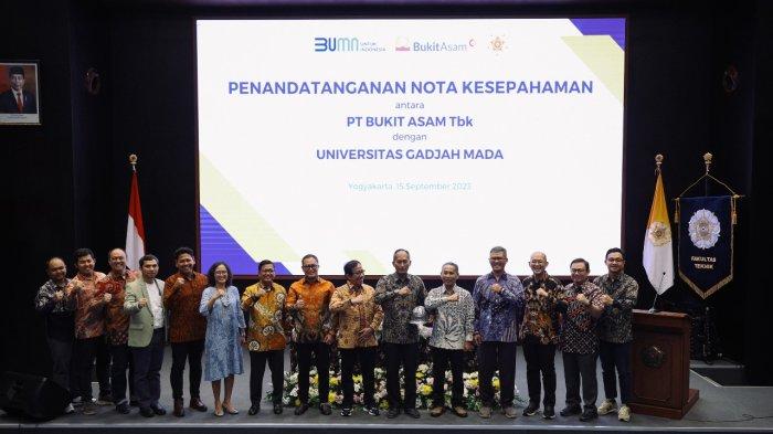 UGM dan Bukit Asam Jalin Kerja Sama Hilirisasi Produk Tambang Batubara - Tribunjogja.com