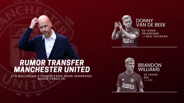 UPDATE Transfer MU: Erik ten Hag Bocorkan 2 Pemain yang Ingin Hengkang ...