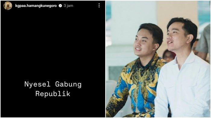 Viral Putra Mahkota Keraton Solo Sindir Pedas di Medsos: Nyesel Gabung Republik - Tribunjogja.com