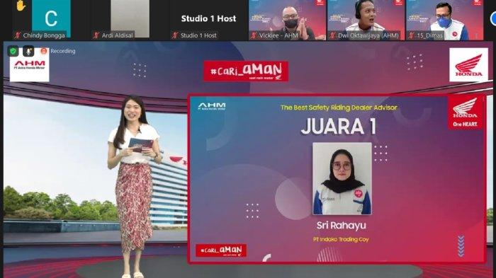 PT AHM Umumkan Pemenang Astra Honda Virtual Safety Riding Instructors Competition 2021 ...
