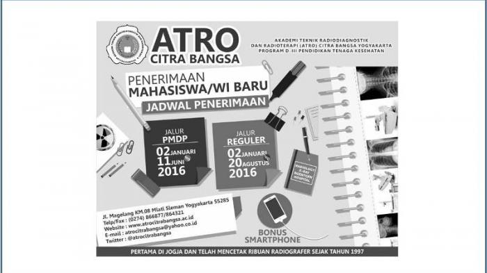 ATRO Citra Bangsa Berpengalaman Mencetak Radiografer - Tribunjogja.com