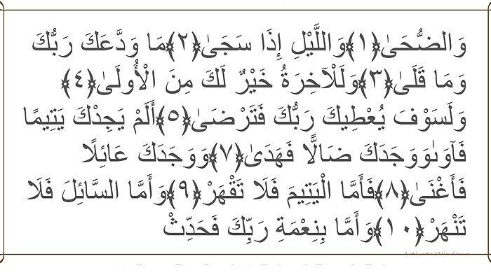 Surat Ad Dhuha 1-11 Lengkap dengan Arab, Latin, Terjemahan dan Khasiat ...
