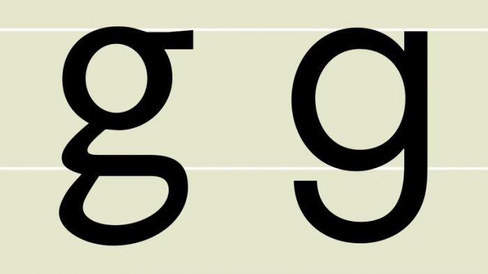 Selama Ini Ternyata Banyak yang Keliru Menulis Huruf G Kecil, Mana yang ...