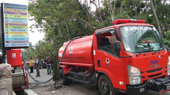 BPBD Klaten Salurkan 108 Tangki Air Bersih di Tiga Desa yang Mulai Dilanda Kekeringan ...