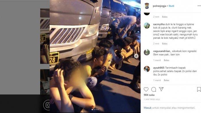 BREAKING NEWS : Polisi Tangkap Sejumlah Terduga Pelaku Klitih di Kota ...