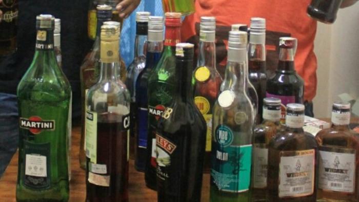 Polisi Sita Ratusan Botol Miras di Kulonprogo - Tribunjogja.com