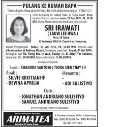 Berita Duka Cita Sri Irawati - Tribunjogja.com