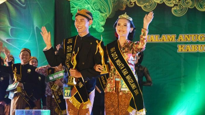 Ari Purnomo Aji dan Chyntia Novalinda Sandang Duta Wisata Kabupaten ...