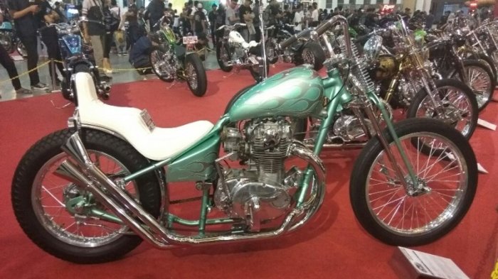 Efek Jokowi, Chopper Dominasi Kustomfest 2018 - Tribunjogja.com
