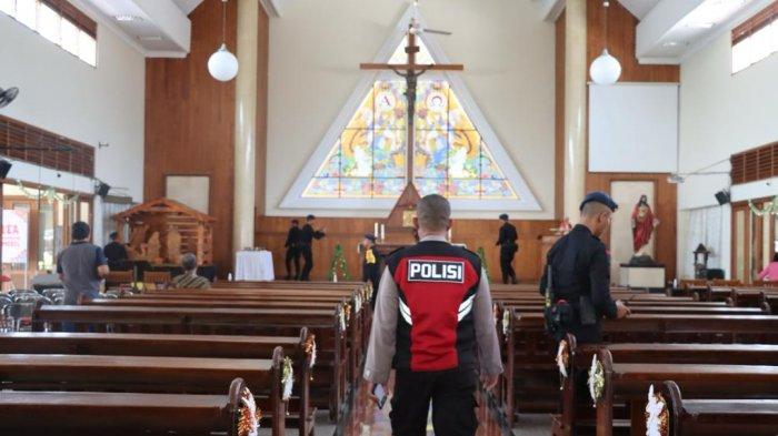 Jelang Natal 2023, Sejumlah Gereja di Kabupaten Bantul Dilakukan Sterilisasi - Tribunjogja.com