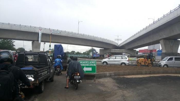 Macet Terjadi saat Uji Coba Traffic Light Fly Over Jombor - Tribunjogja.com
