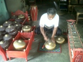 Kajar Tetap Bikin Gamelan Meski Sepi Pesanan - Tribunjogja.com