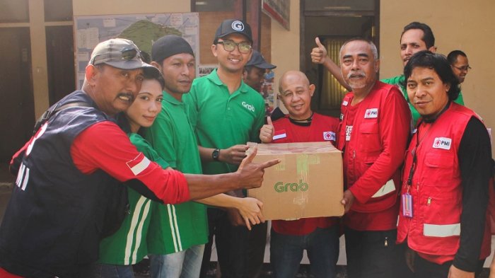 Grab Gandeng Pengguna Salurkan Donasi Rp1 Miliar untuk Korban Gempa Lombok - Tribunjogja.com