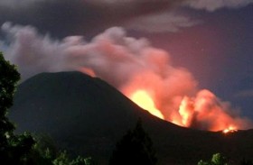 Gunung Lokon Kembali Meletus - Tribunjogja.com